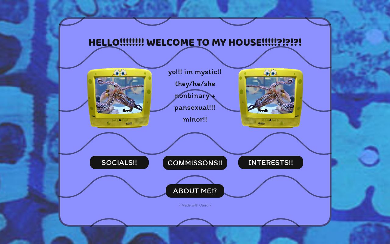 mystics SUPER COOL carrd B]